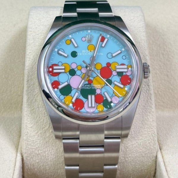 Rolex Oyster Perpetual Oyster Perpetual 41 Celebration Dial New 2023 R ...